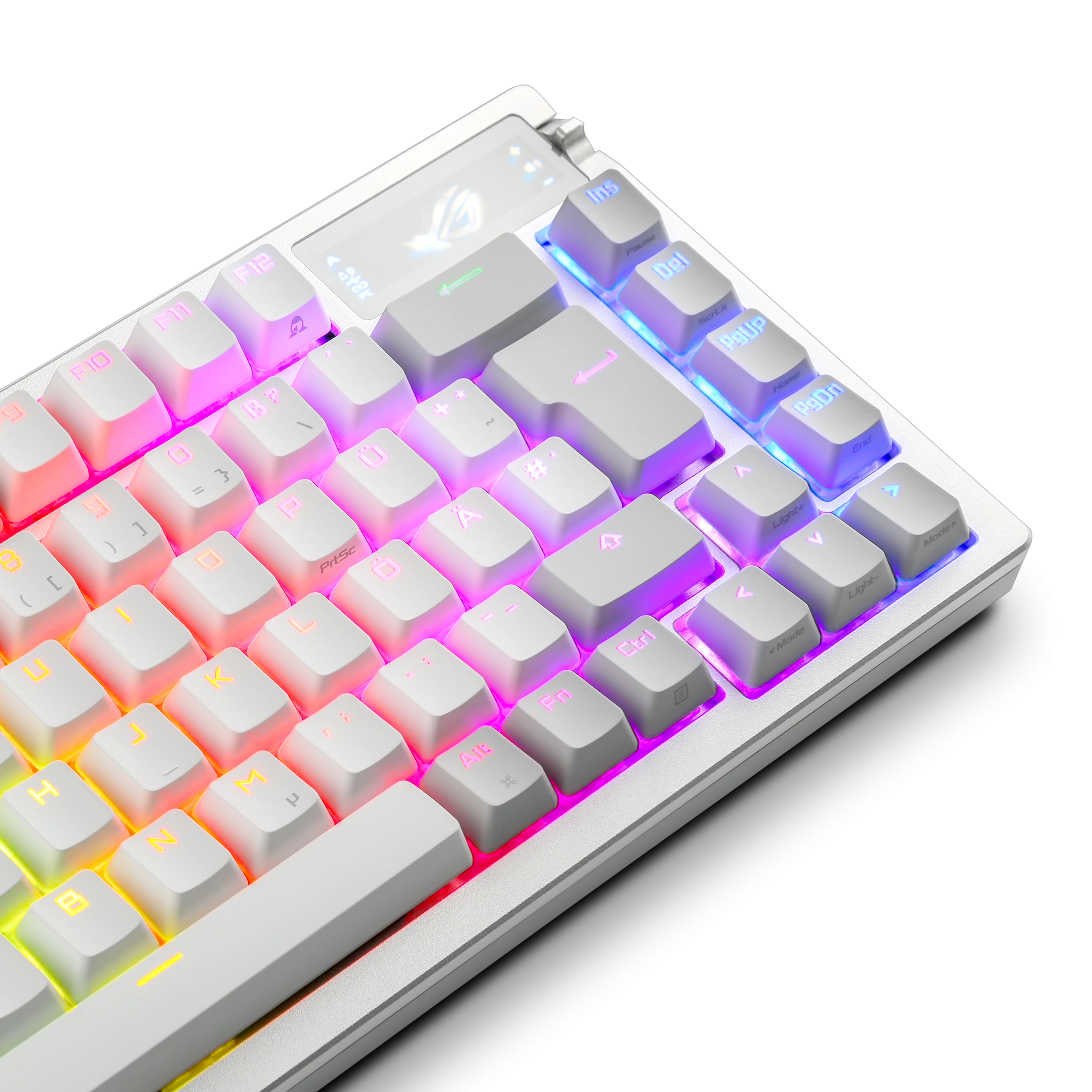 rog keyboard white