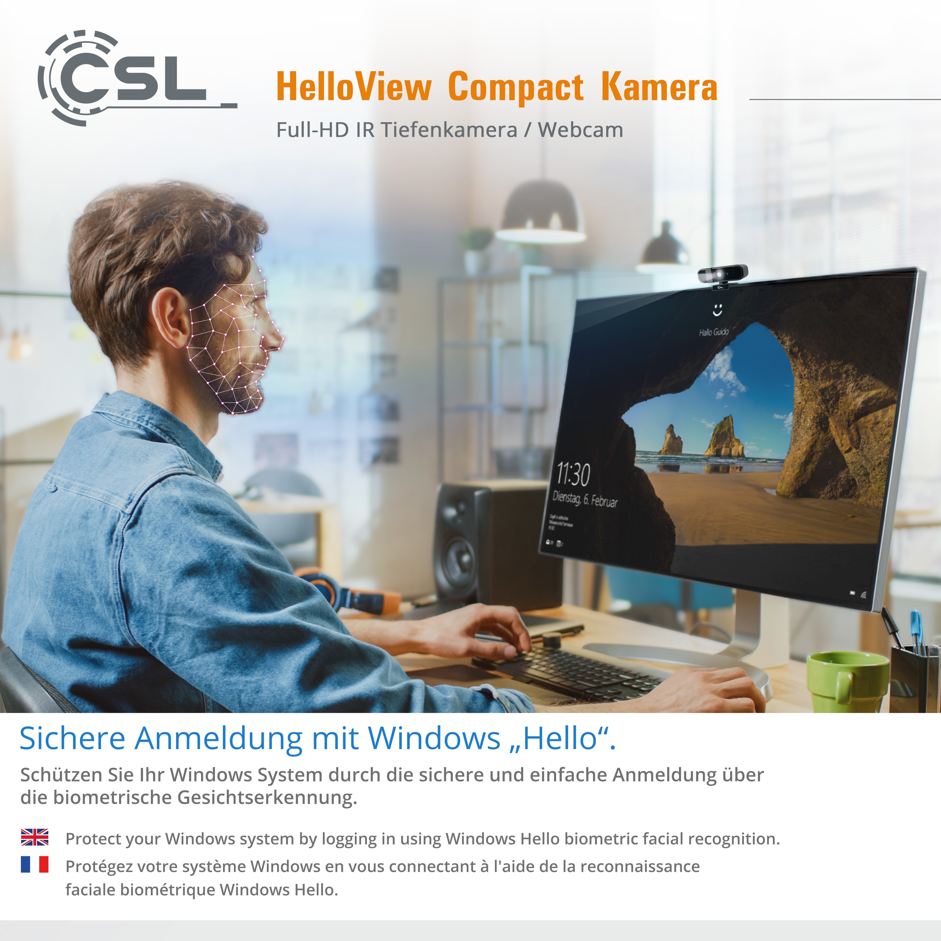 CSL HelloView Compact WebCam