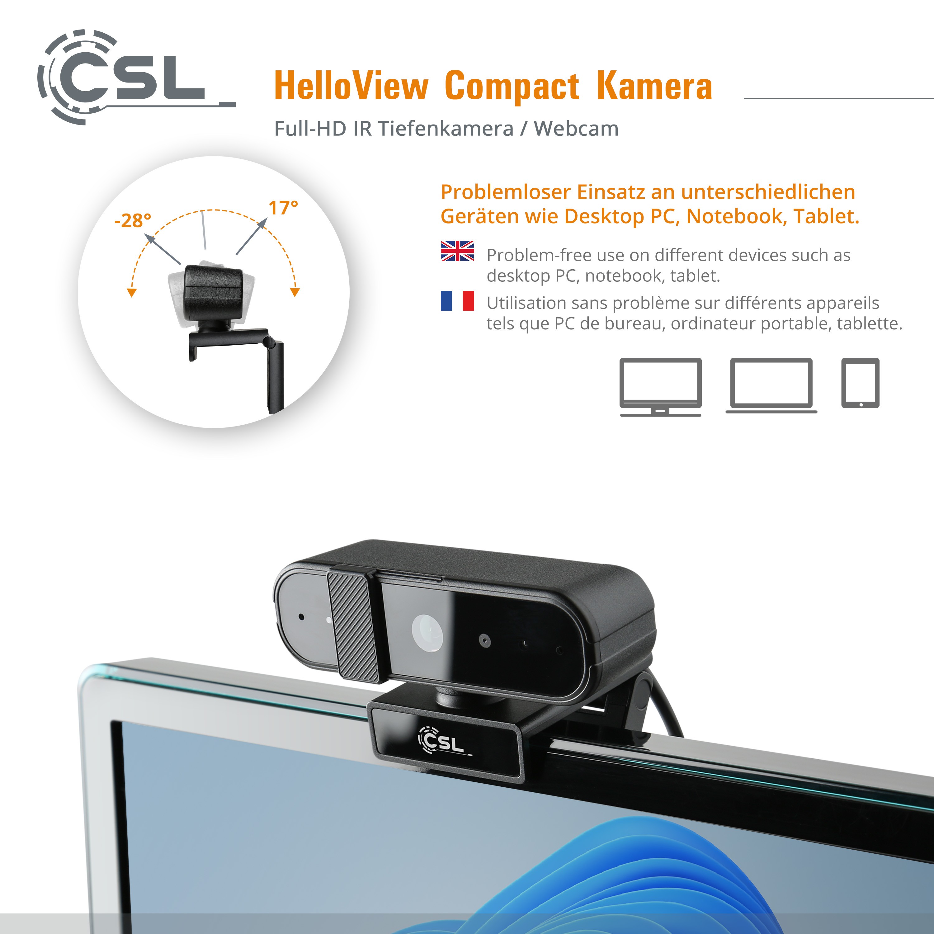 CSL HelloView Compact WebCam