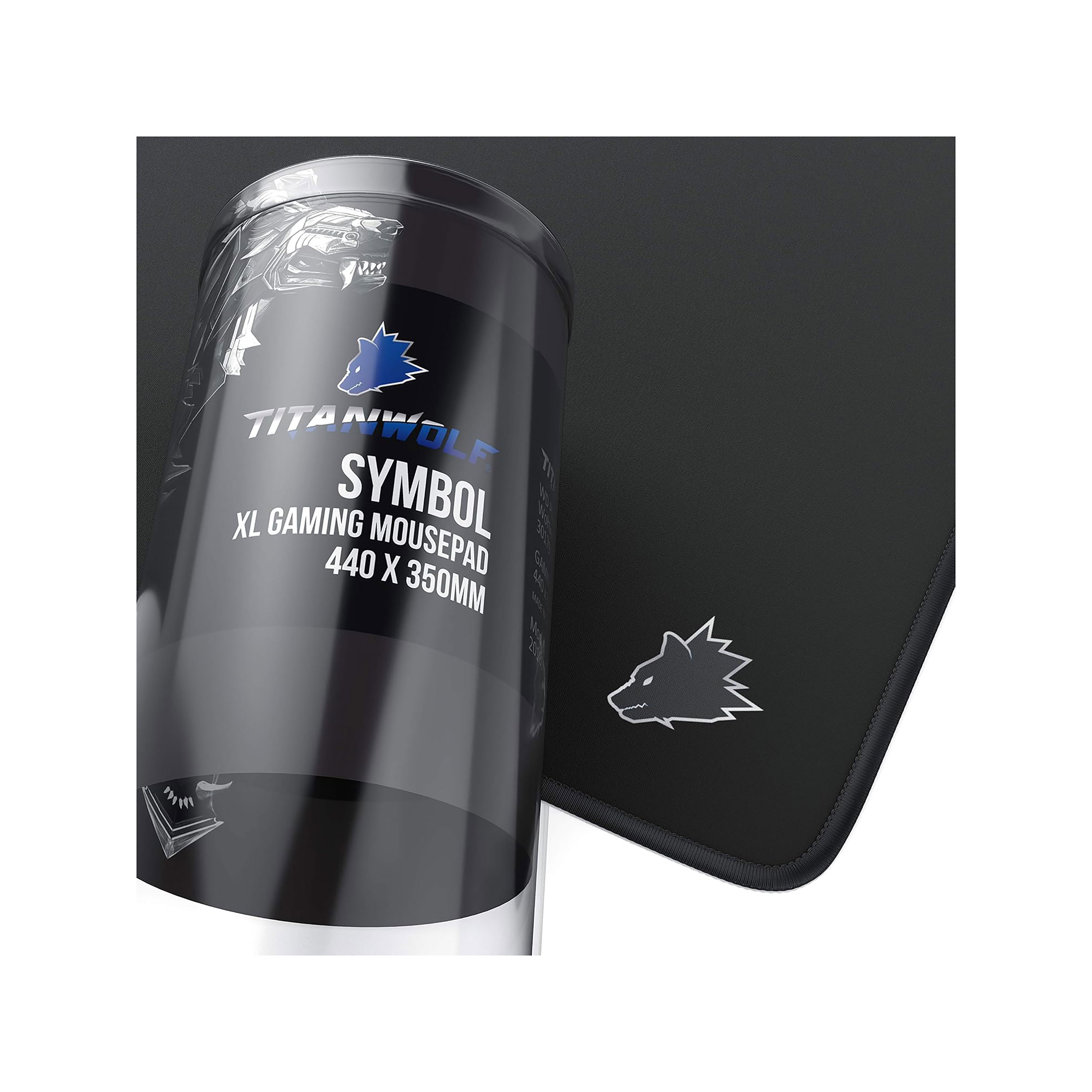 CSL Titanwolf XL mouse pad, black