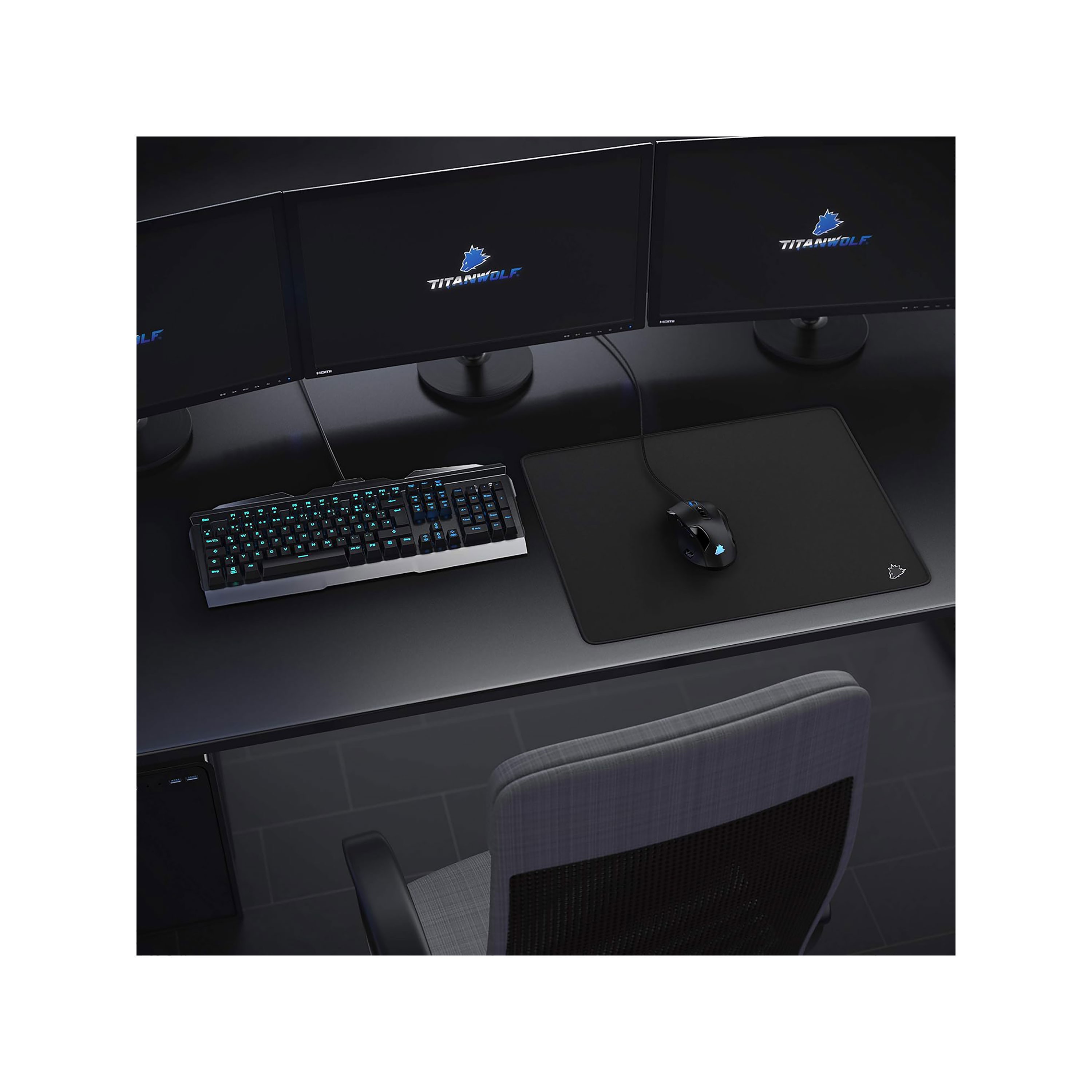 CSL Titanwolf XL mouse pad, black