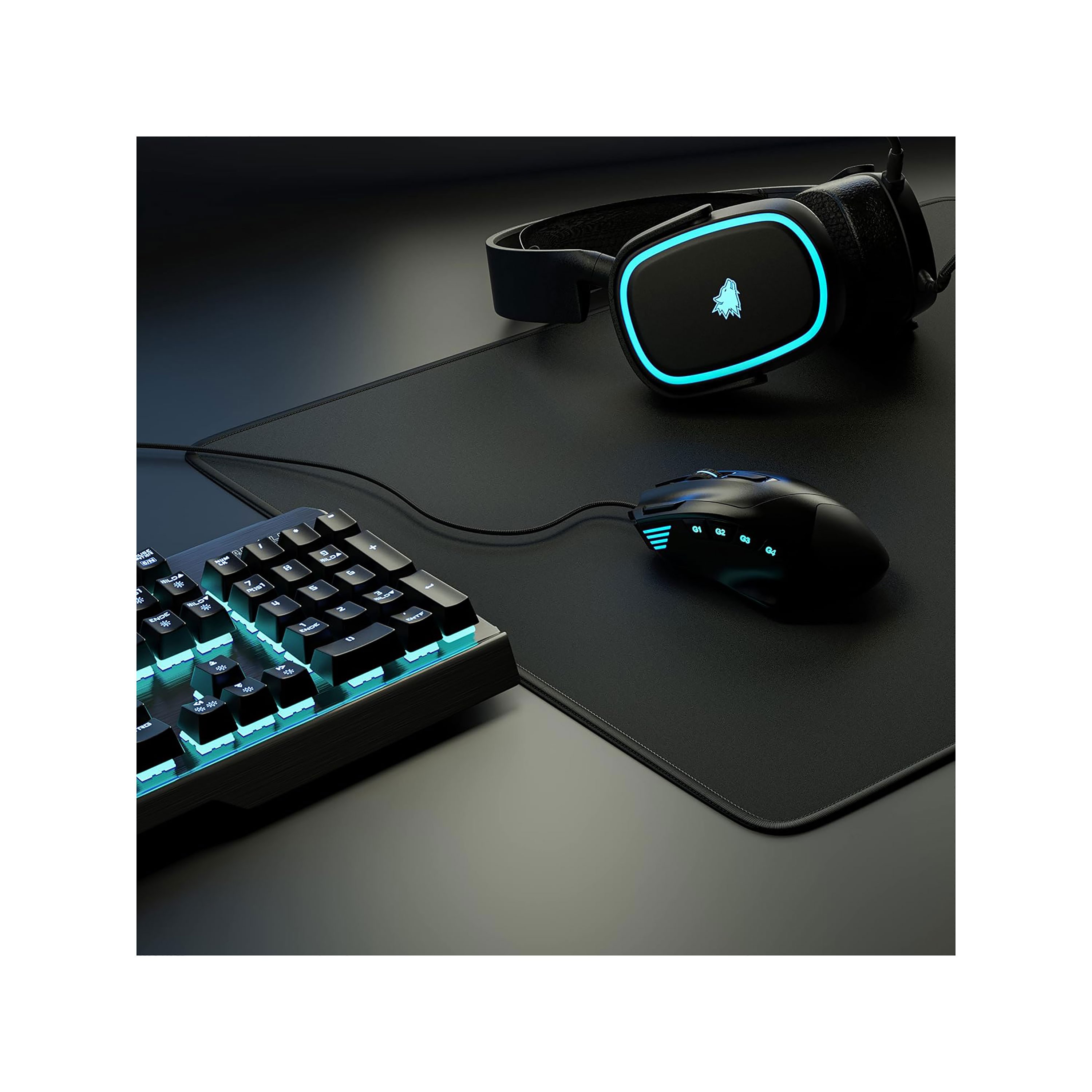 CSL Titanwolf XL mouse pad, black