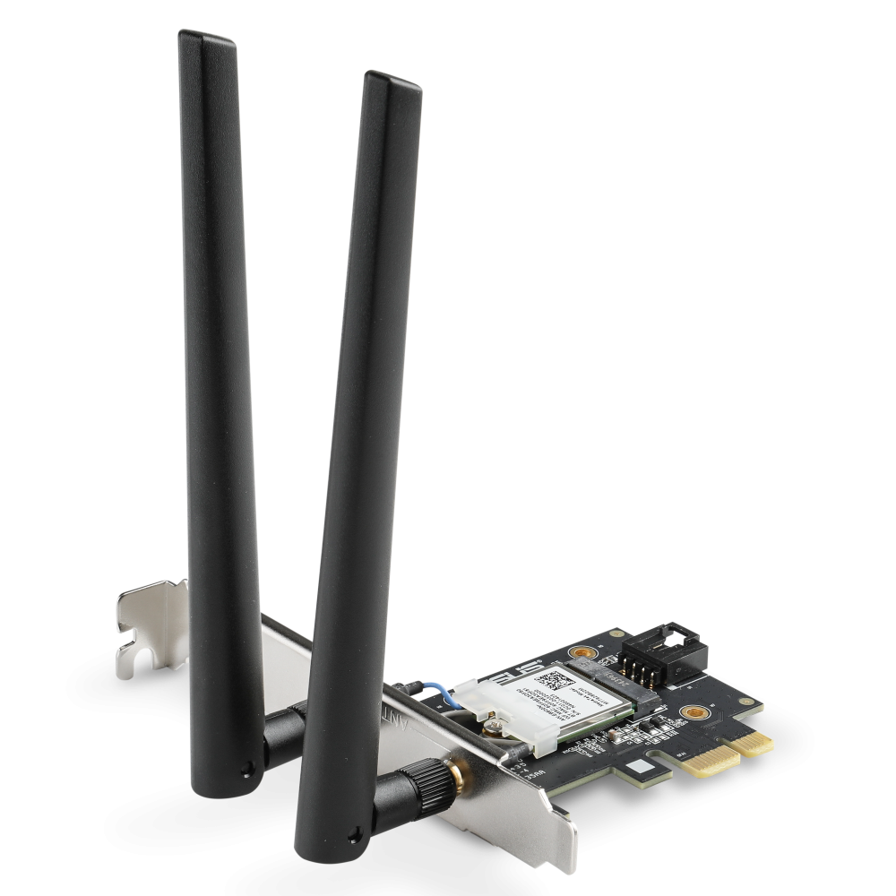WLAN PCIe Card 2882 MBit/s, Wi-Fi 7, Bluetooth 5.4 - Asus PCE-BE6500