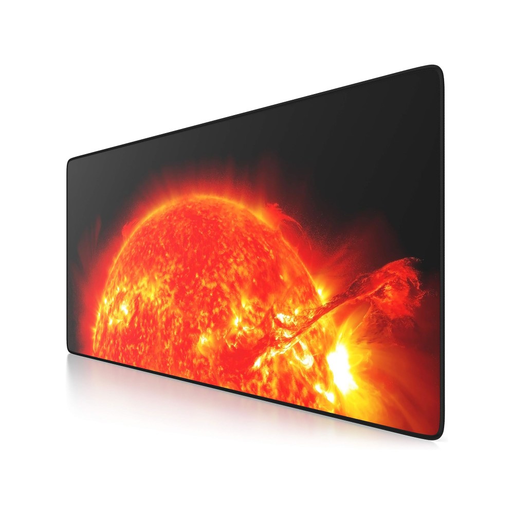 CSL Titanwolf Red Sun XXL mouse pad, black