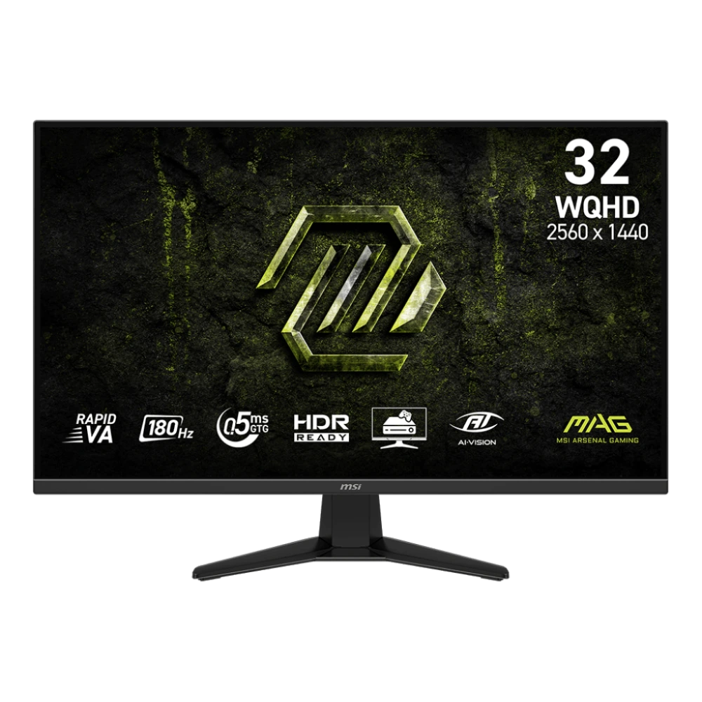80 cm (32") MSI MAG 325QFDE E18V, 2560x1440 (WQHD), 180 Hz, 2x HDMI ...