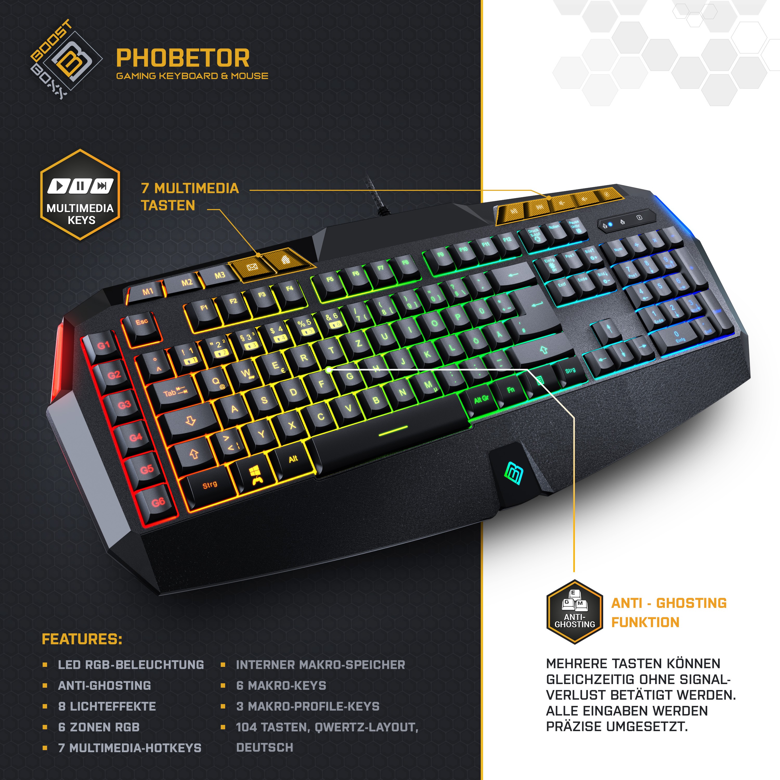 BoostBoxx Phobetor Gaming Desktop