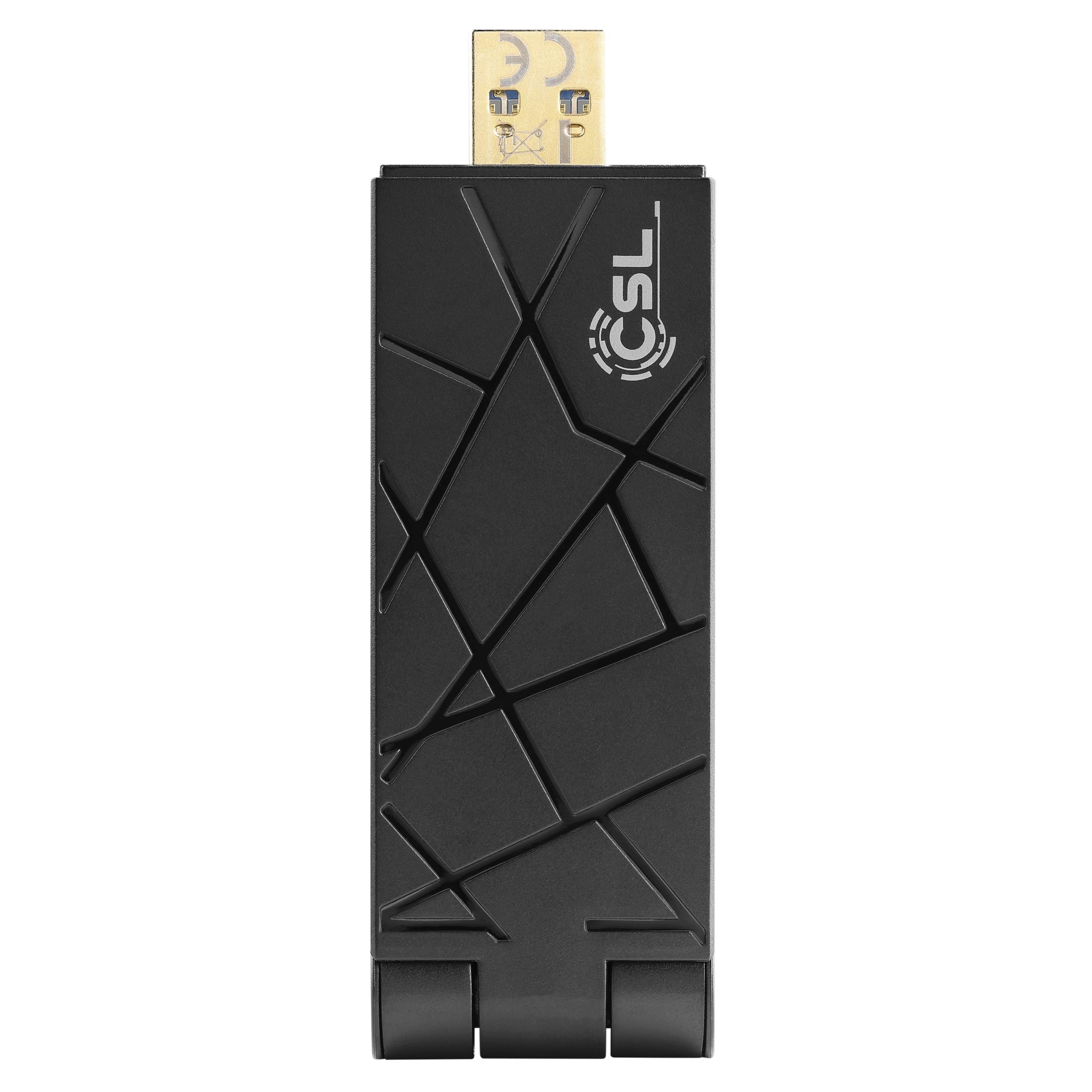 WLAN USB-Stick 1200 MBit/s (600 MBit/s @ 2,4 GHz) - CSL AX1800 + USB ...