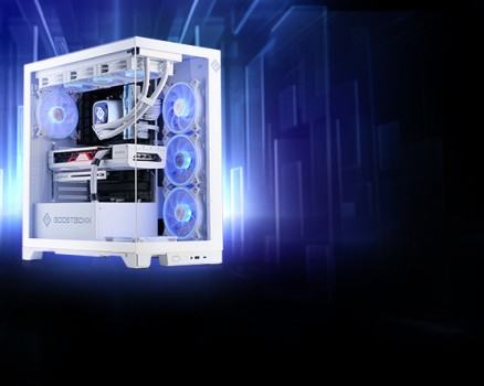 Boostboxx White Edition Gaming PCs - Power & Style in perfekter Harmonie