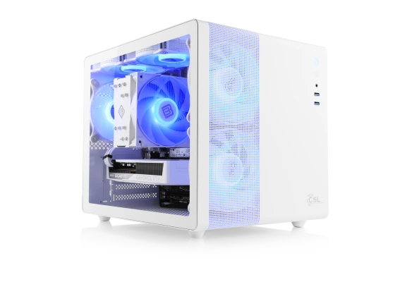 White Edition Gaming PCs | Weißer Gaming PC von BoostBoxx