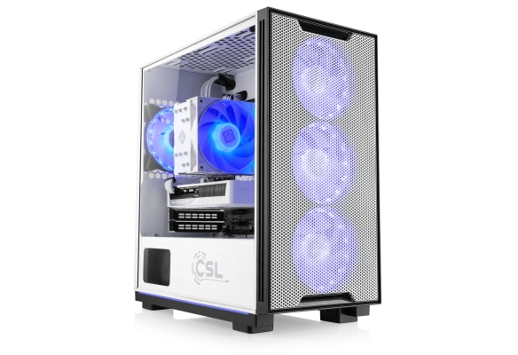 White Edition Gaming PCs | Weißer Gaming PC von BoostBoxx