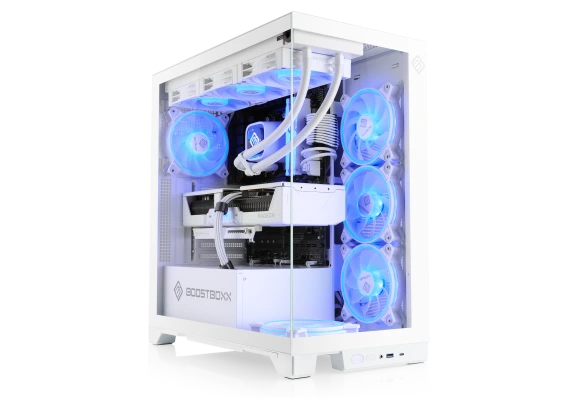 White Edition Gaming PCs | Weißer Gaming PC von BoostBoxx